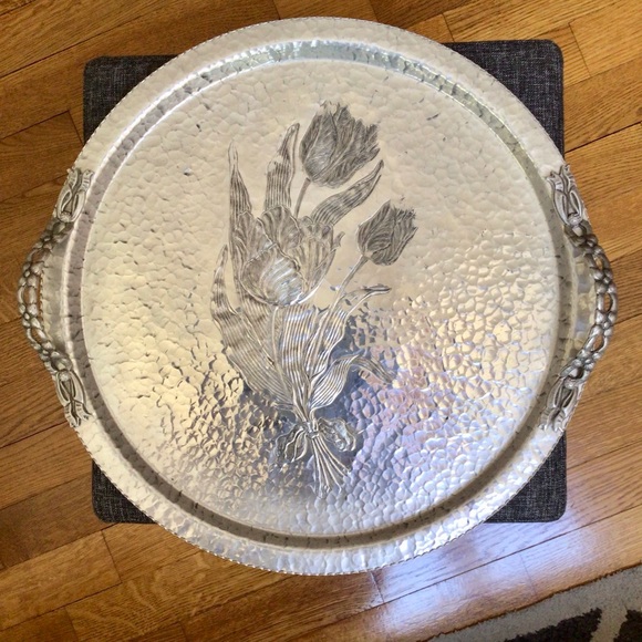 Rodney Kent | Dining | 6 Rodney Kent Mid Century Large Hammered Tulip ...